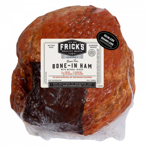 Skinless Shankless Whole Ham | Bone-In Ham | Frick's Quality Meats