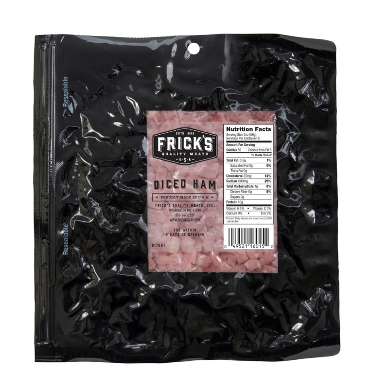 Diced Ham, 12 oz | Boneless Ham | Frick's Quality Meats