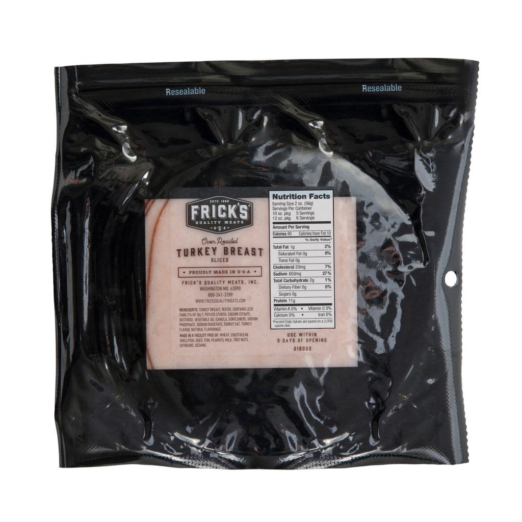 Sliced Turkey Breast, 12 oz Breast | Turkey | Frick's Quality Meats