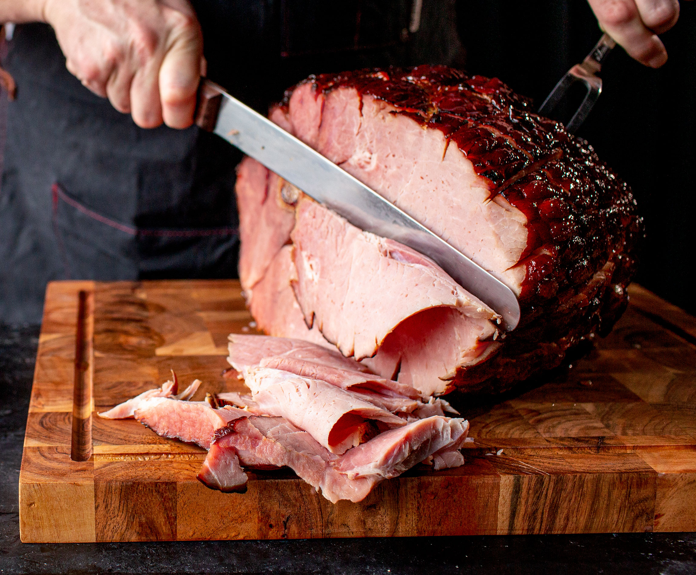 Carving A Butt Half Or Portion Ham Carving Tips Frick s Quality Meats